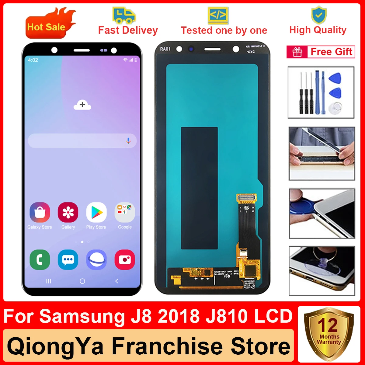 6-0-Super-AMOLED-j810-Display-For-Samsung-Galaxy-J8-2018-J800-SM-J800F ...