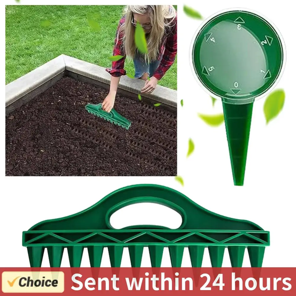 Hand Dibbler 12-Hole Fast Seeding Garden Seeder Tool Seed-in Soil ...