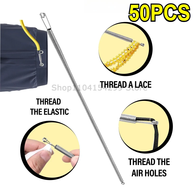 Multipurpose Rope Threading Tool DIY Bendable Spring Drawstring ...