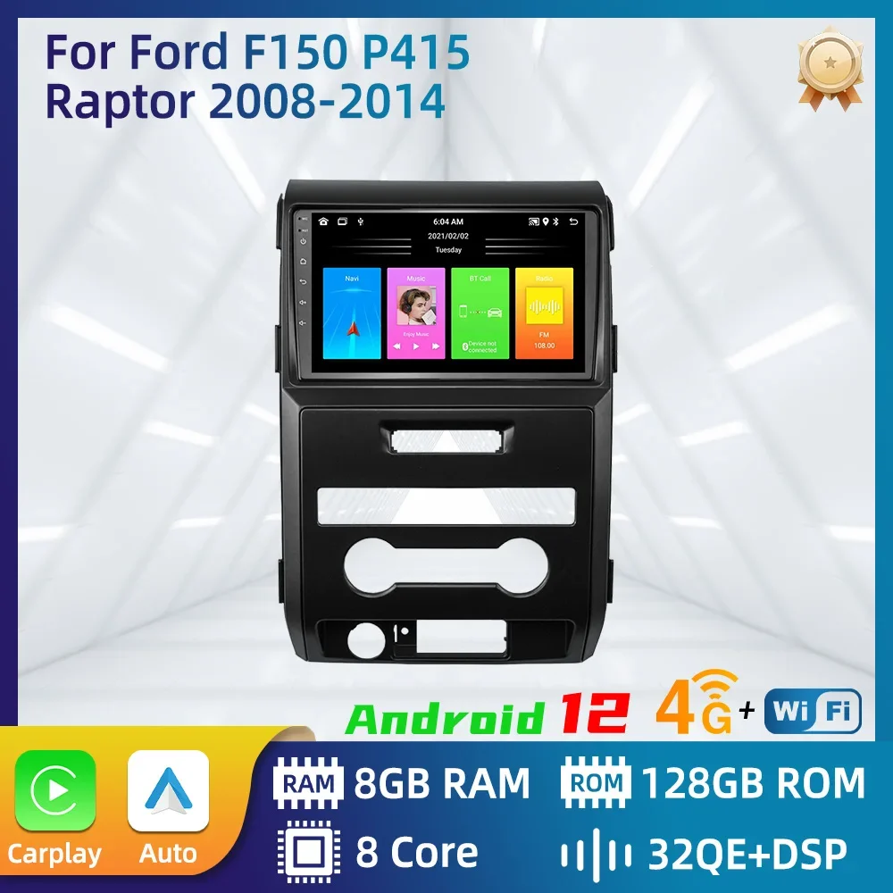 For-Ford-F150-P415-Raptor-2008-2014-2-Din-Android-Car-Radio-Stereo ...