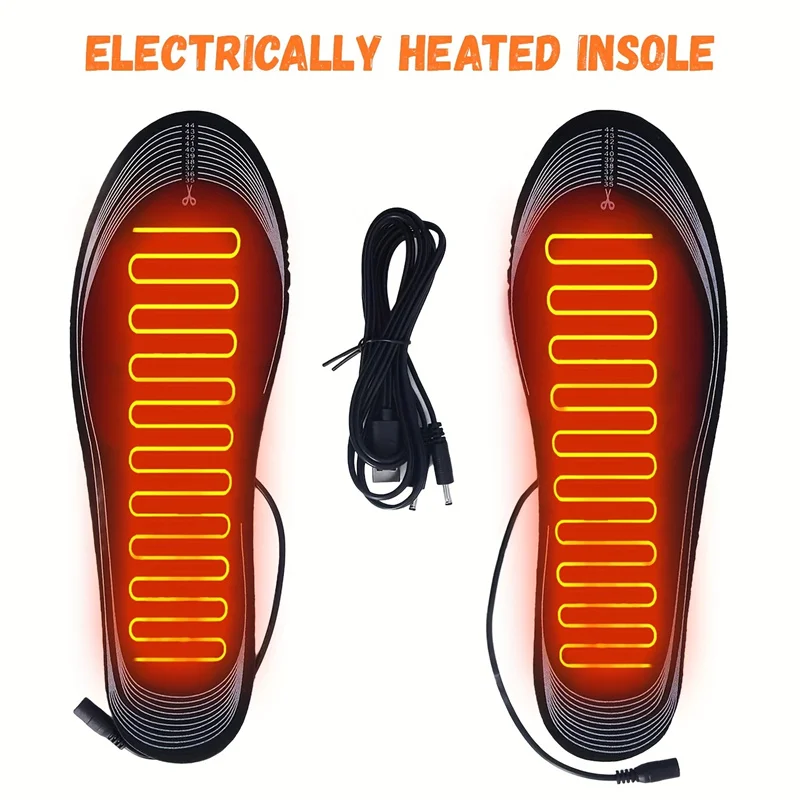 USB-Electric-Heated-Shoe-Insoles-Croppable-Foot-Warming-Pad-Feet-Warmer ...