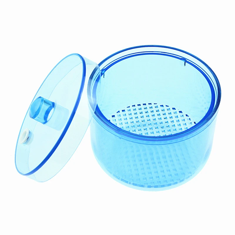 1Set Dental Autoclavable Sterilize Disinfection Box Blue Soak ...