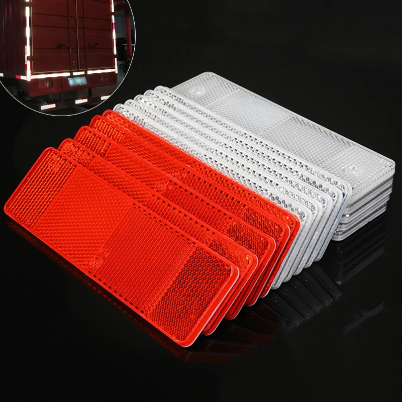 Placa-reflectante-para-motocicleta-y-cami-n-pegatina-reflectante-de-pl ...