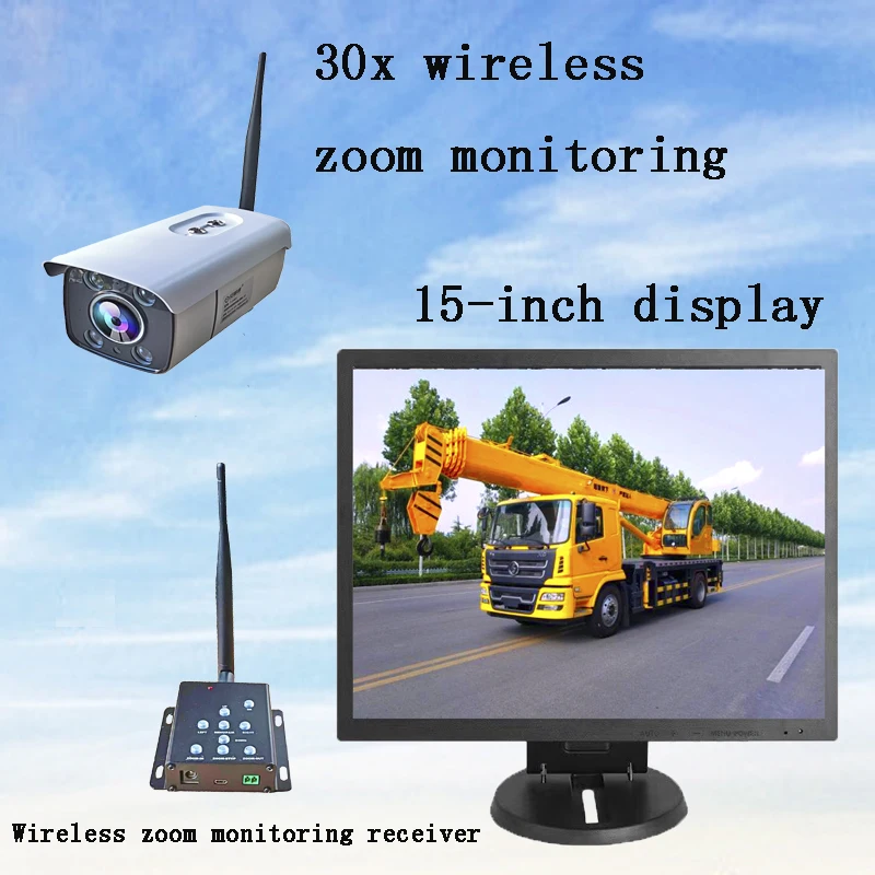 Crane Wireless Monitoring Camera High Altitude Tower Zoom Amplification ...