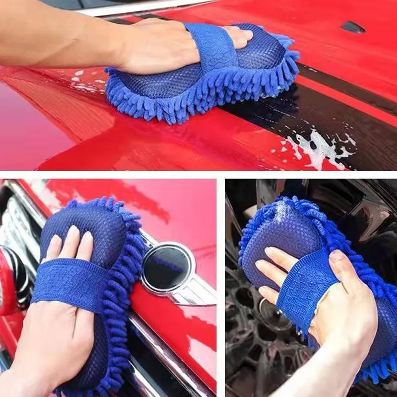 1pc Car Washer Sponge Coral Sponge Cleaning Auto Gloves Styling ...