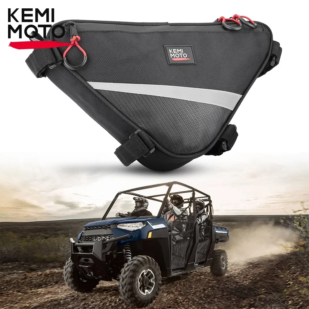 KEMIMOTO UTV Roll Bar Triangle Storage Bag Water Resistant Universal ...