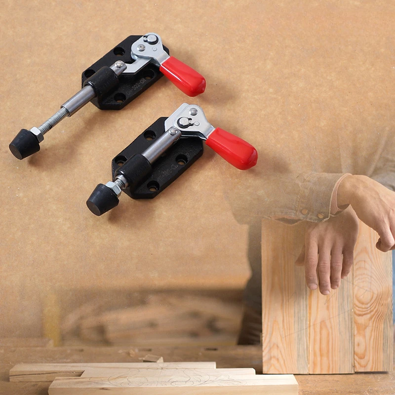 Quick-Release-Push-Pull-Toggle-Clamp-Woodworking-DIY-Clamp-Power-Pliers ...