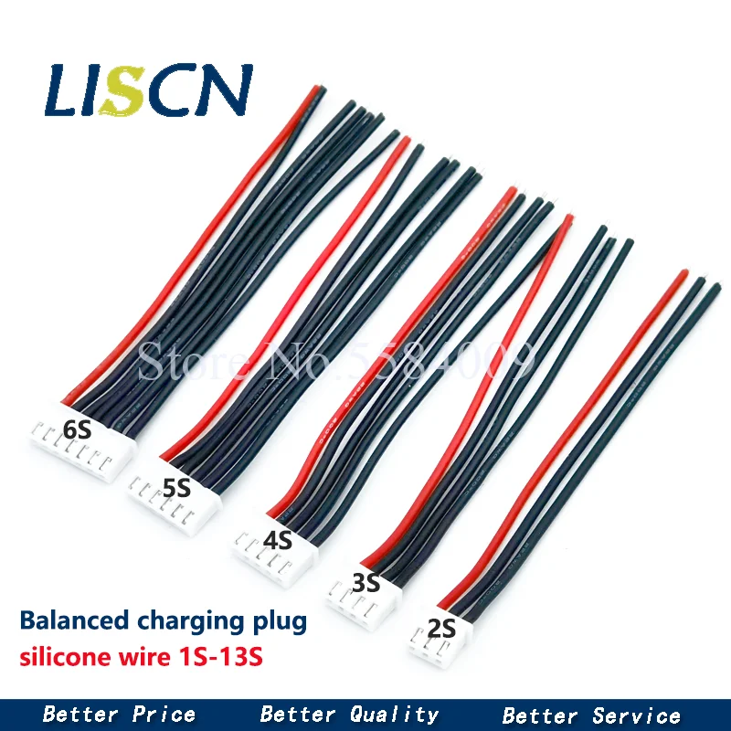 1PCS/LOT 2S 3S 4S 5S-13S Lipo Battery Balance Charger Cable for IMAX B6 ...