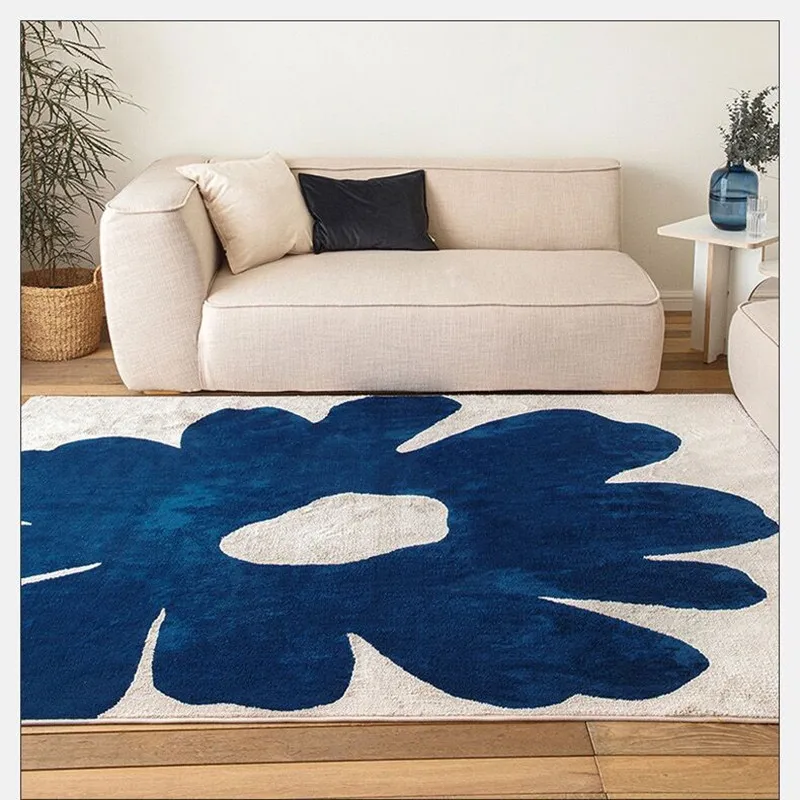 Simple-Abstract-Flower-Design-Carpet-For-Living-Room-Sofa-Area-Rug ...