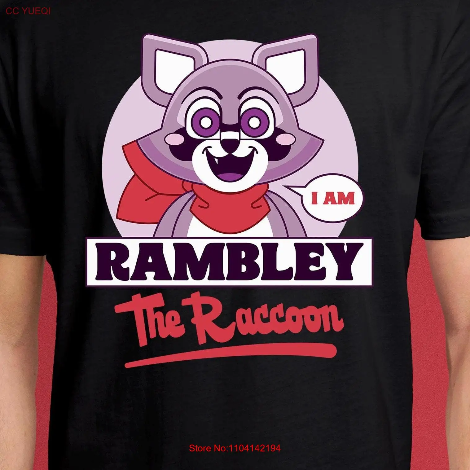 Rambley-The-Raccoon-Vintage-T-Shirt-Indigo-Park-Video-Game-Gaming-Gamer ...