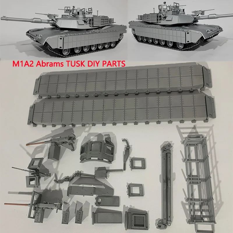 DIY-Parts-Full-Metal-M1A2-Abrams-TUSKI-RC-Tank-Upgrade-Spare-Part-for ...