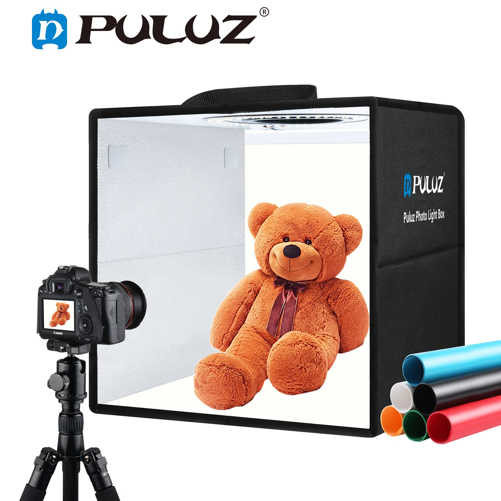 PULUZ-30cm-Lightbox-Mini-Foldable-Photo-Studio-Box-LED-Light-Box ...