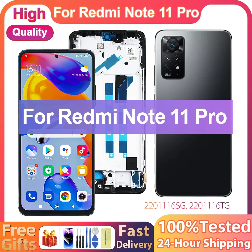 High-Quality-For-Xiaomi-Redmi-Note-11-Pro-LCD-2201116TG-Touch-Screen ...