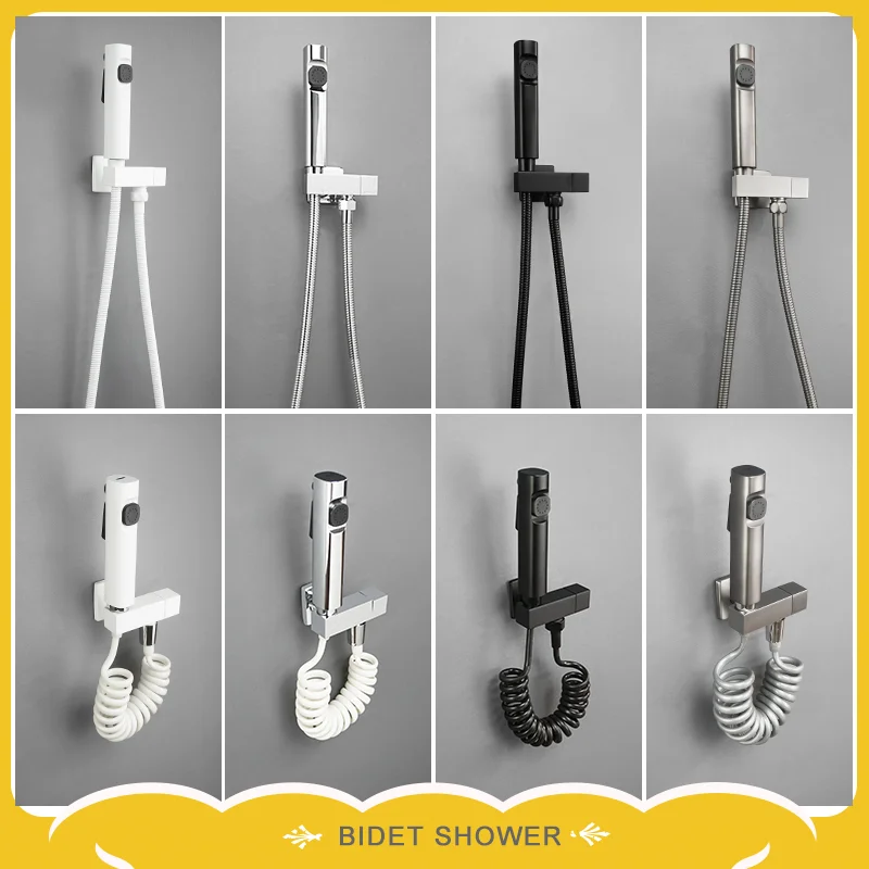 Portable-Toilet-Companion-Bidet-Faucet-Set-Wall-Bathroom-Hanging-Brass ...