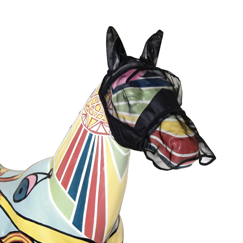 Cavpassion-Horse-Long-Nose-Fly-Mask-with-Ears-Ergonomics-Ear-Mesh-Cover ...