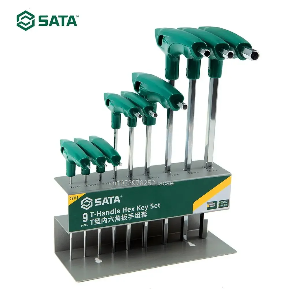 SATA-T-Handle-Hex-Key-Allen-Wrench-Tool-Set-Suporte-de-armazenamento ...