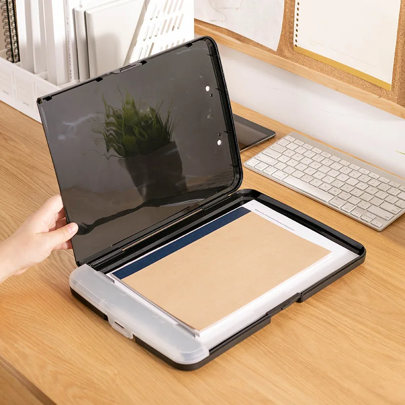 A4-Folder-File-Box-Test-Paper-Storage-Box-School-Supply-Plastic-Desk ...