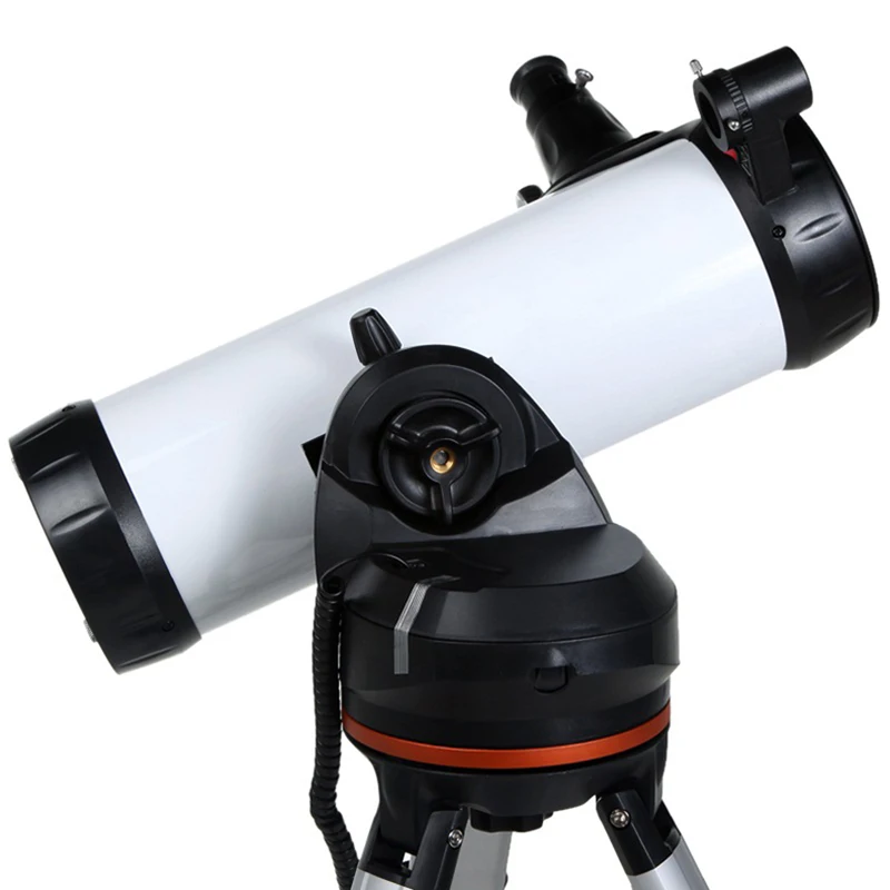 F/9 Computerized Newtonian GoTo Reflector Telescope Full-Height Tripod ...