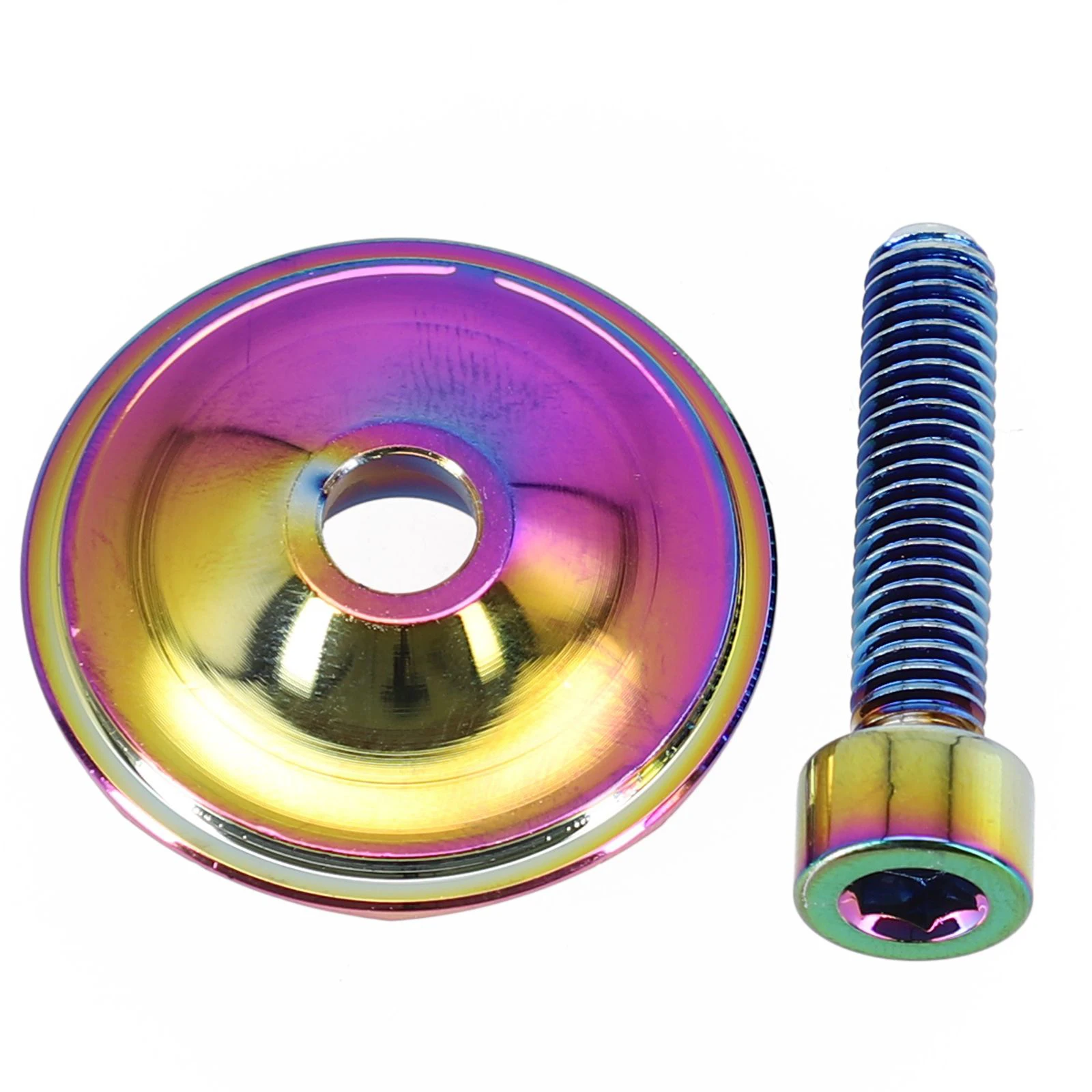 For-28-6mm-Bolt-Bicycle-Headset-Cap-Aluminum-Alloy-L-Set-13-8-2cm-Cover ...