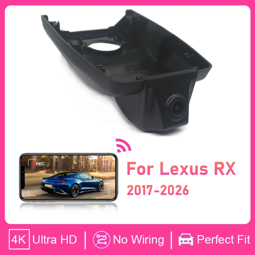 UHD 4K Dash Cam for Car Camera Recorder Dashcam WIFI Car Dvr Recording ...