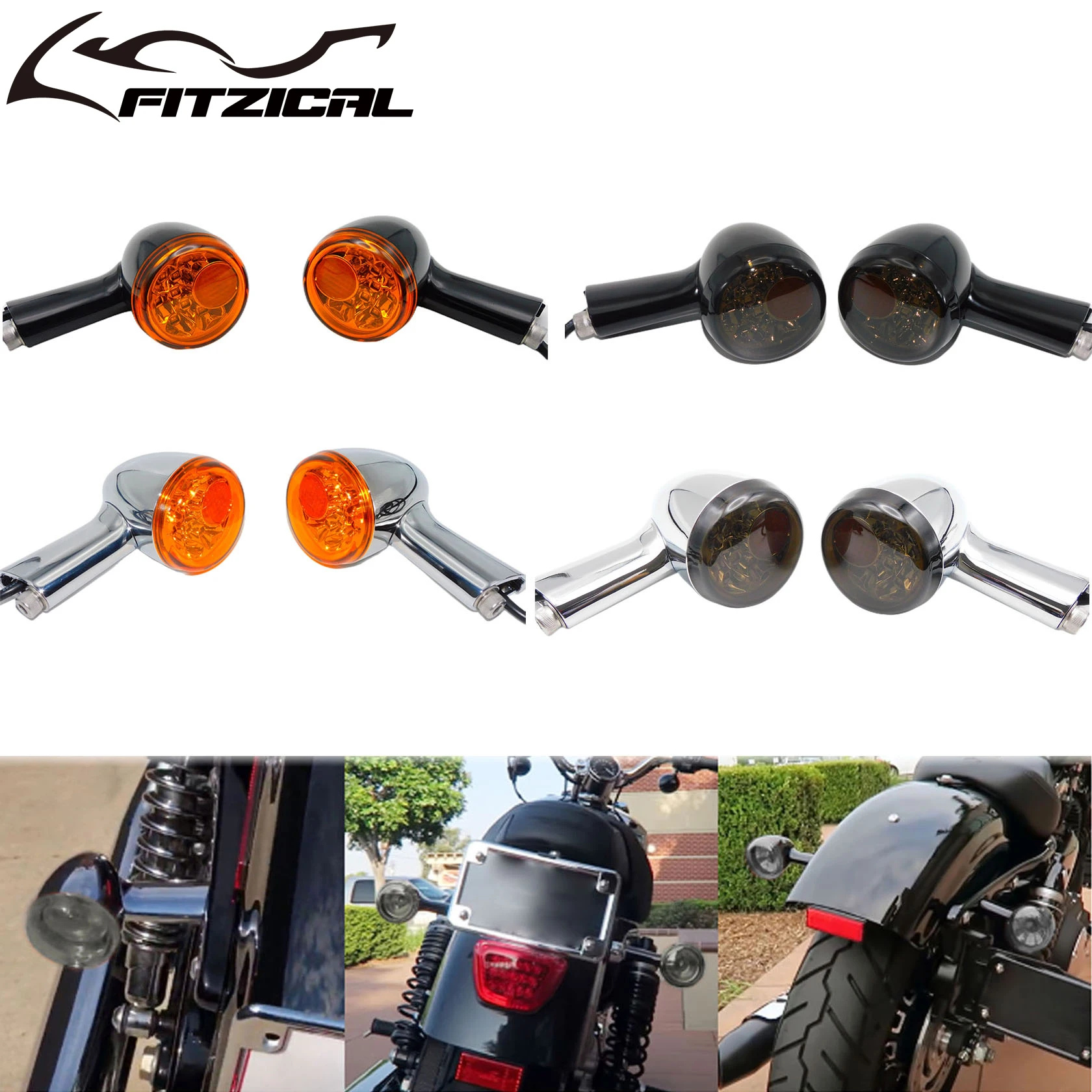 Motorcycle-Rear-Turn-Signals-Indicators-LED-Brake-Lights-For-Harley ...