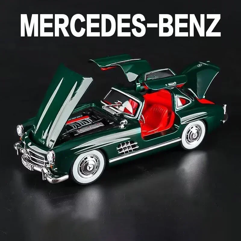 1-24-Scale-Car-Model-Mercedes-Benz-300SL-Alloy-car-Model-Classic ...