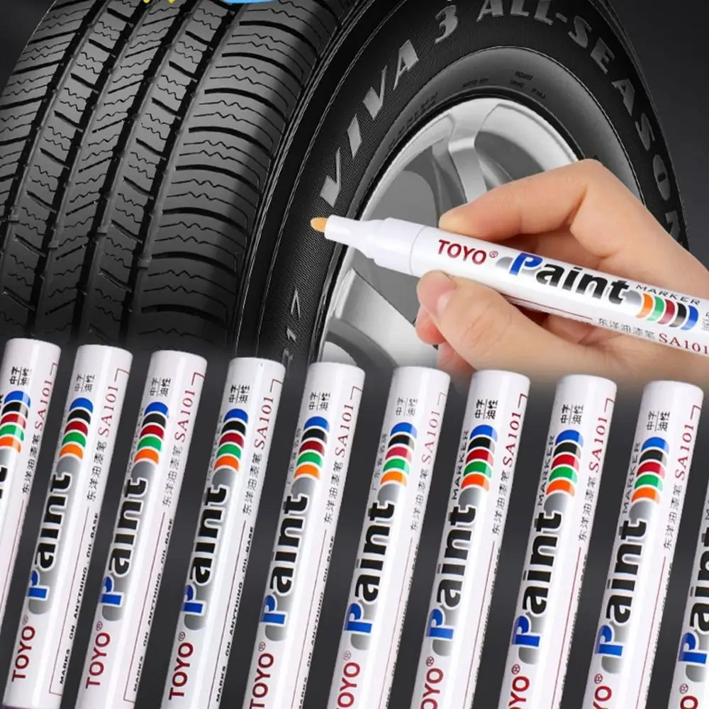 Cars-Wheel-Tire-Oily-Mark-Pen-Waterproof-Auto-Rubber-Tyre-Paint-Pen ...