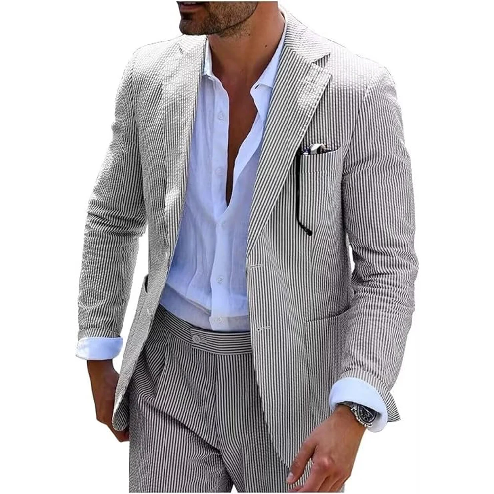 Summer-Men-Suits-2-Pieces-Seersucker-Notched-Lapel-Wedding-Party-Suit-Jacket-Pants-Casual-2 ...