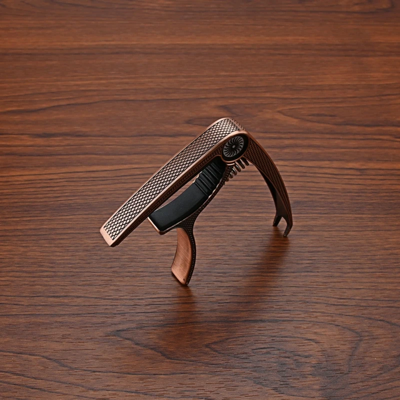 2 In 1 Zinc Alloy Guitar Capo for 6 String Acoustic Electric Guitar ...
