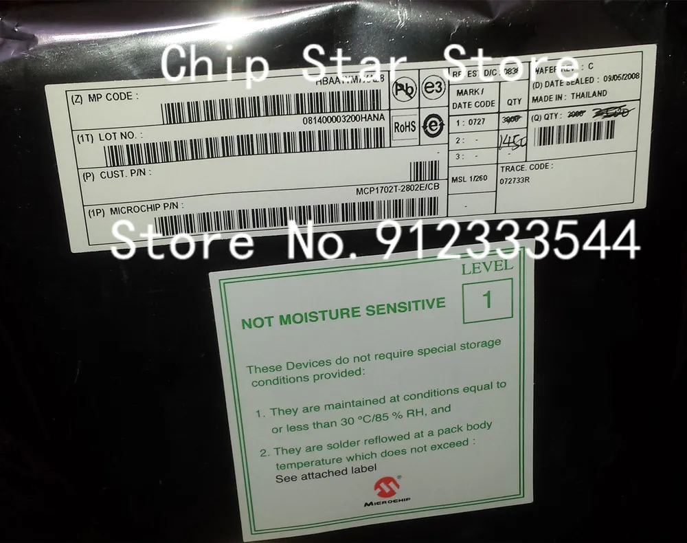 5-100pcs-MCP1702T-2802E-CB-MCP1702T-MCP1702-SOT23-3-Fixed-LDO-Voltage ...