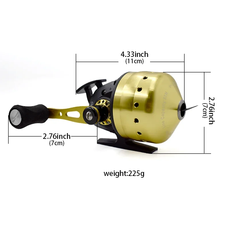 Fishing Reels Fishing Reel Slingshot Combo – Foldable Wrist-Mounted ...