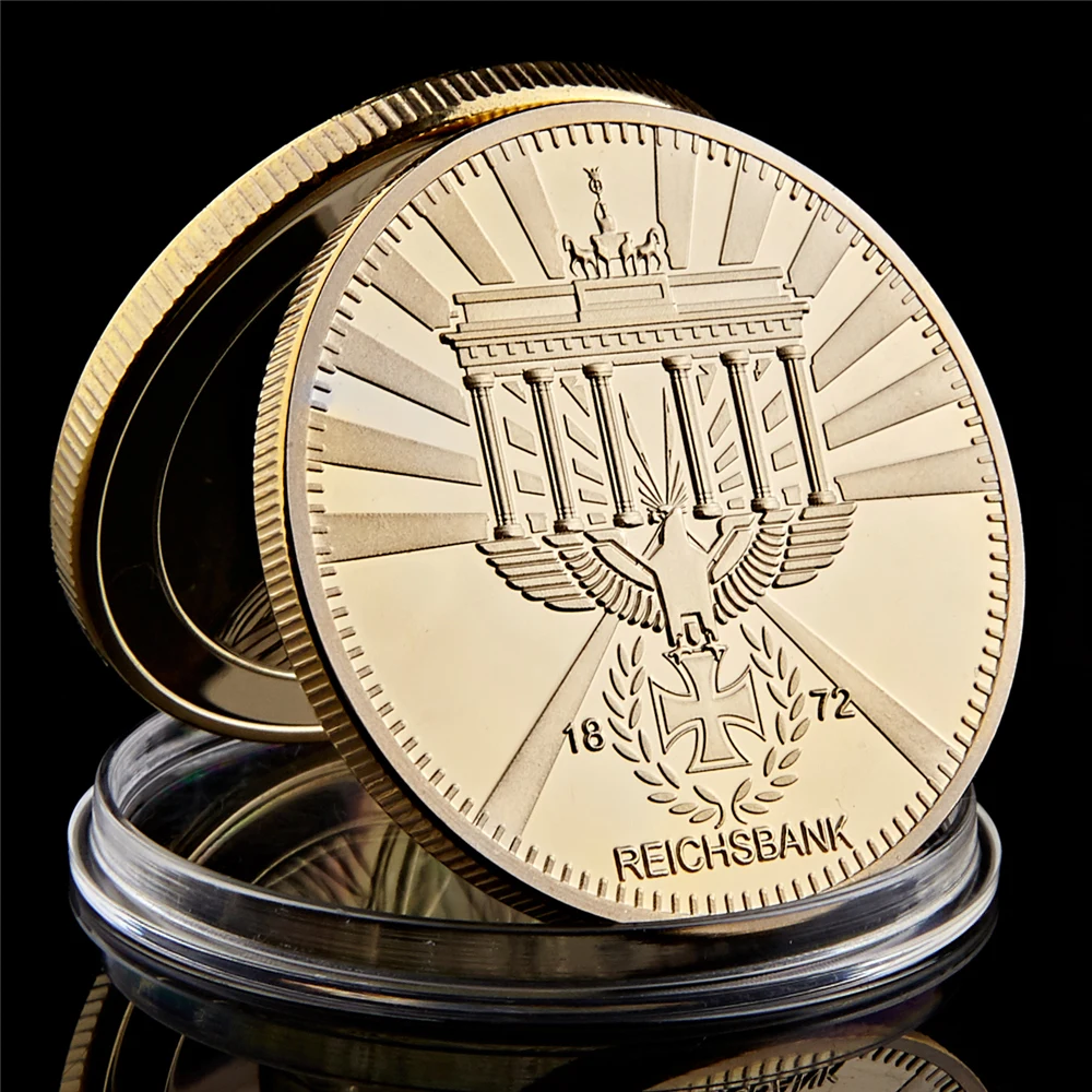 German-1872-Eagle-Cross-Reichsbank-Gold-999-1000-Plate-Replica ...