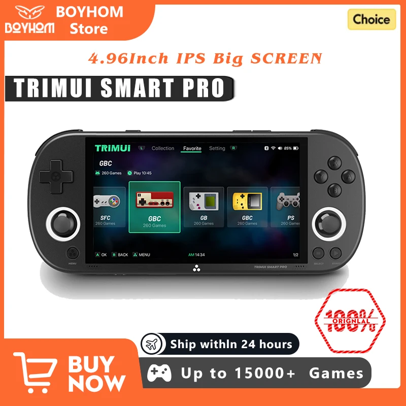 Trimui-Smart-Pro-Handheld-Game-Console-4-96-IPS-Screen-Linux-System ...