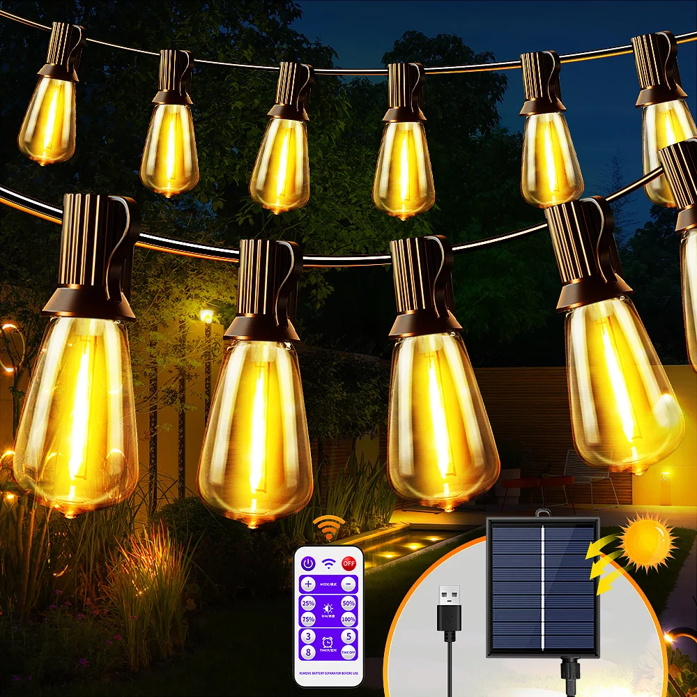 Guirnalda-de-luces-solares-impermeables-para-exteriores-luces-LED-solares-para-exteriores-con ...