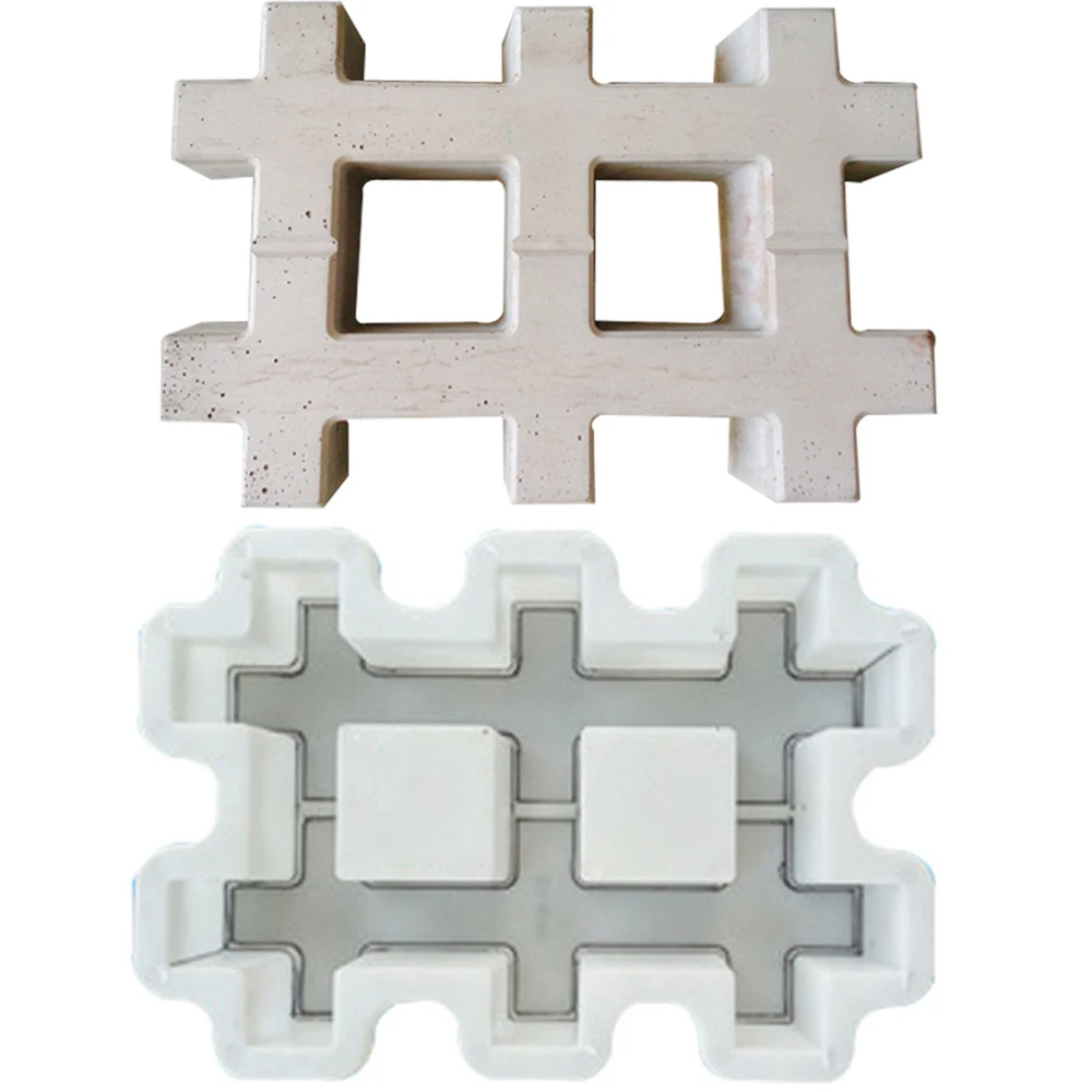 Parking Lot Grass Brick Mold DIY Manually Paving Cement Brick Stone ...
