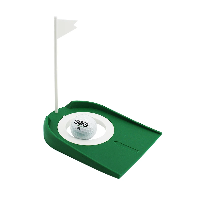 Indoor-Golf-Putting-Cup-with-Hole-Flag-Return-Ball-Training-Putter ...