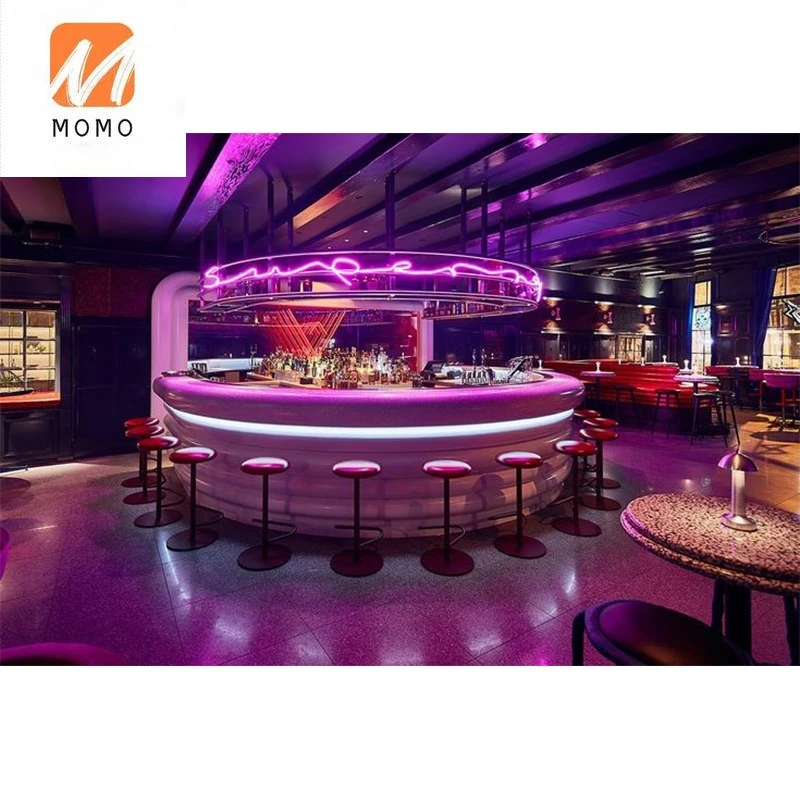 Round Bar Counter Design