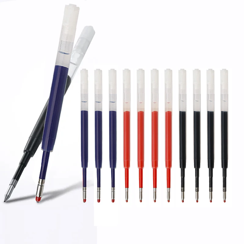 10pcs-424-Ink-Gel-Pens-Refill-99mm-blue-black-Red-Replaceable-G2 ...
