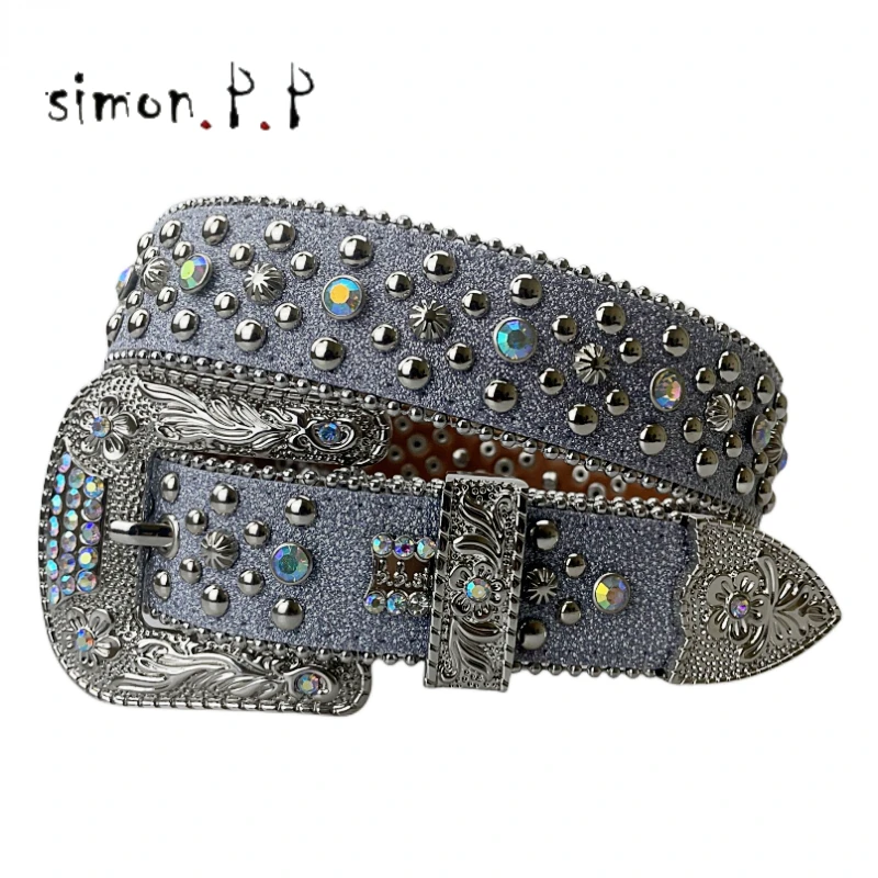 Punk-Rock-Belts-for-Women-Luxury-Brand-Letter-Rhinestone-Bling-Buckle ...