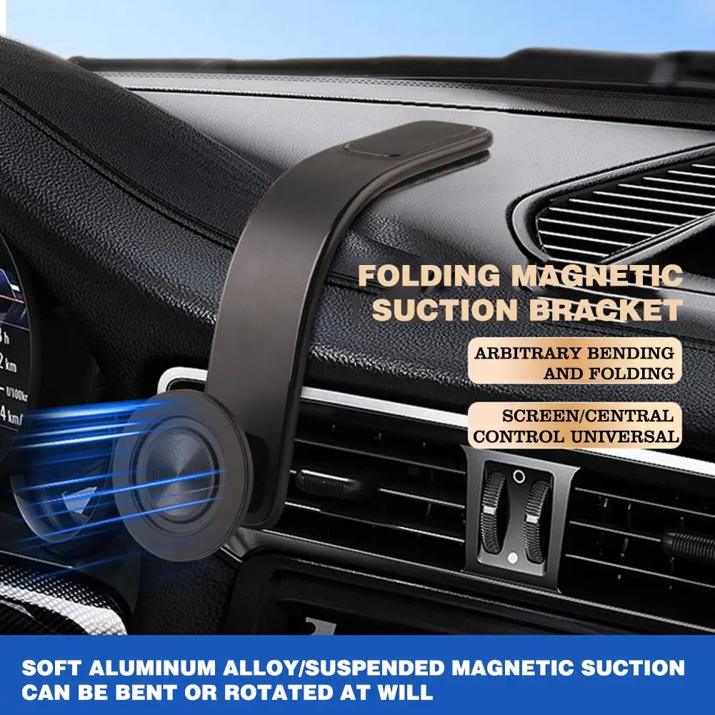 For-Magsafe-Magnetic-Car-Phone-Holder-Flexible-Center-Control-Mount ...