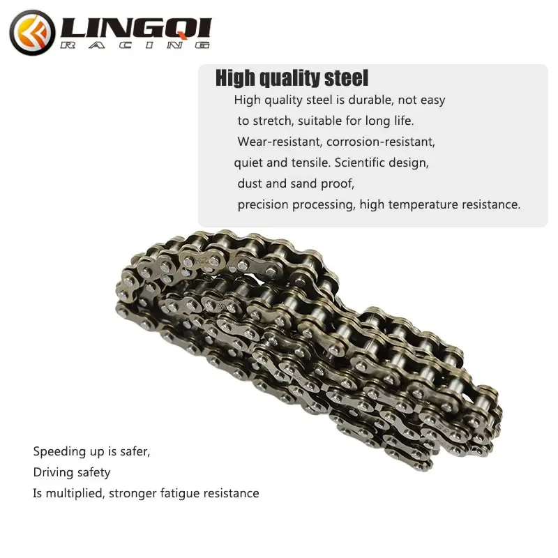 LINGQI-25H-Chains-Scooter-Bike-Transmission-Drive-Chain-94-96-98-120 ...