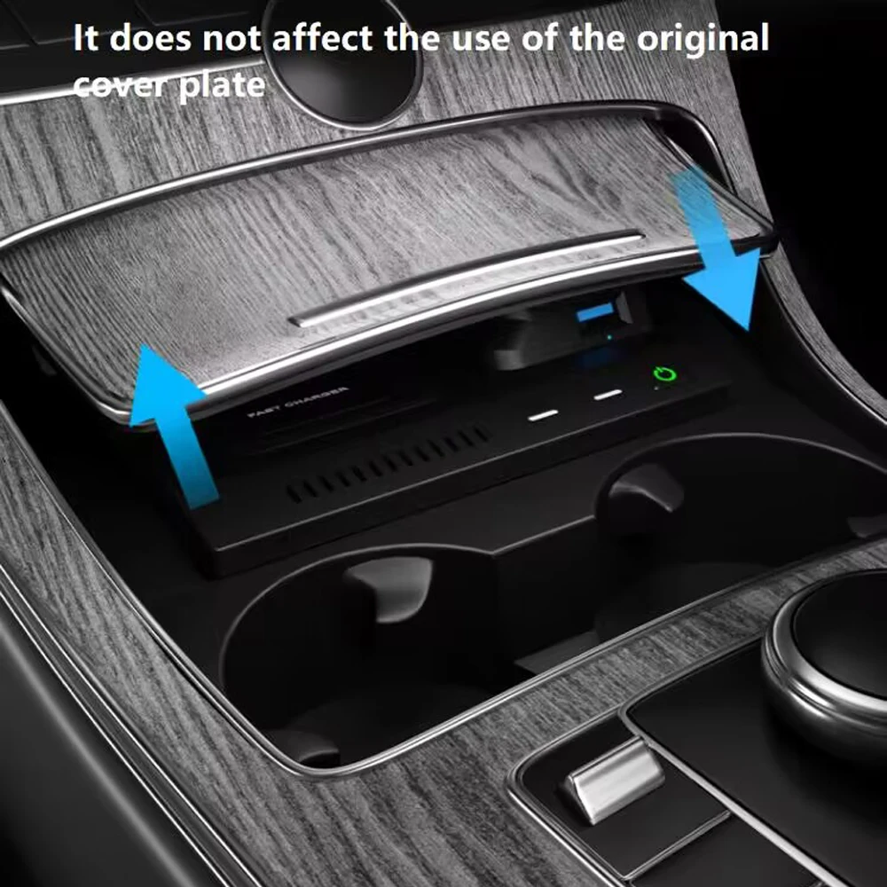 Car-Fast-Mobile-Wireless-Charger-For-Benz-W205-AMG-C43-C63-AMG-GLC-43 ...