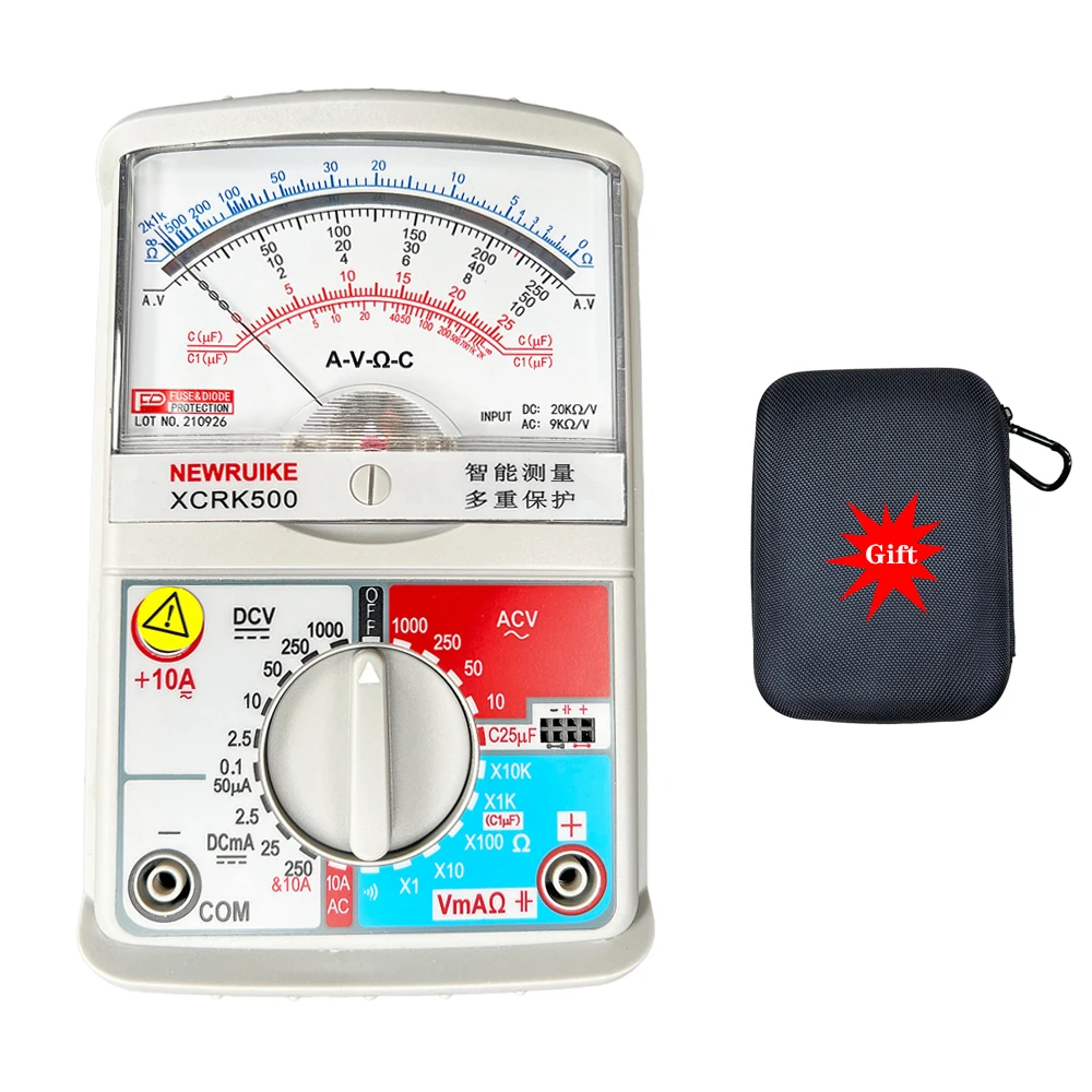 NEWRUIKE-XCRK500-Smart-Analog-Multimeter-High-Precision-Mechanical ...