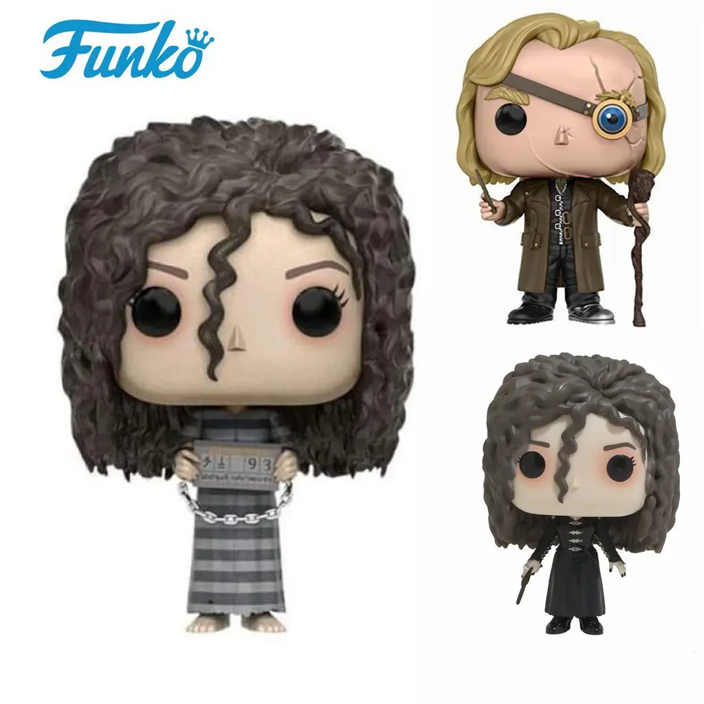 Funko POP figuras de Harry Potter, Bellatrix, Lestrange, Alastor, Mad ...