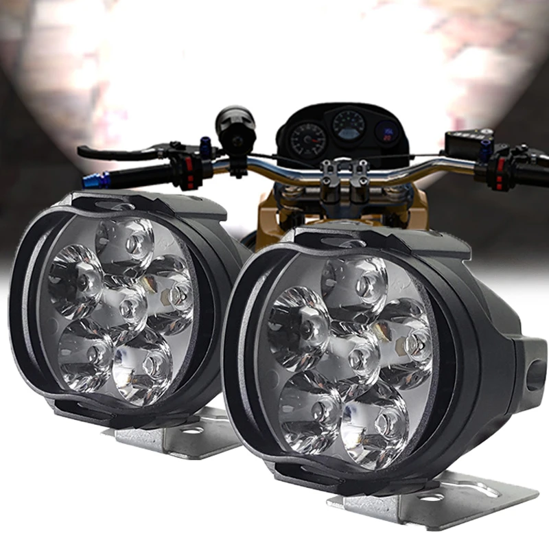 Led Auxiliary Spotlights Motorcycles | Auxiliary Led Headlights ...