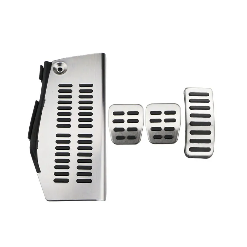 Car-Pedals-Stainless-Steel-Dead-Pedal-Pad-Foot-Rest-for-Volkswagen-Polo ...