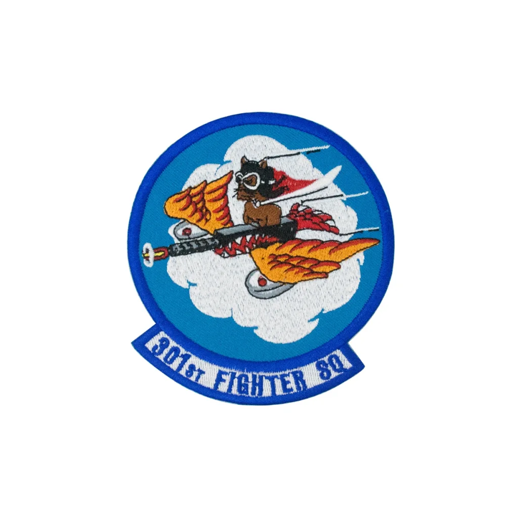 Fighter-Pilot-Embroidered-Iron-on-Patch-Funny-Cool-DIY-Badges-for ...