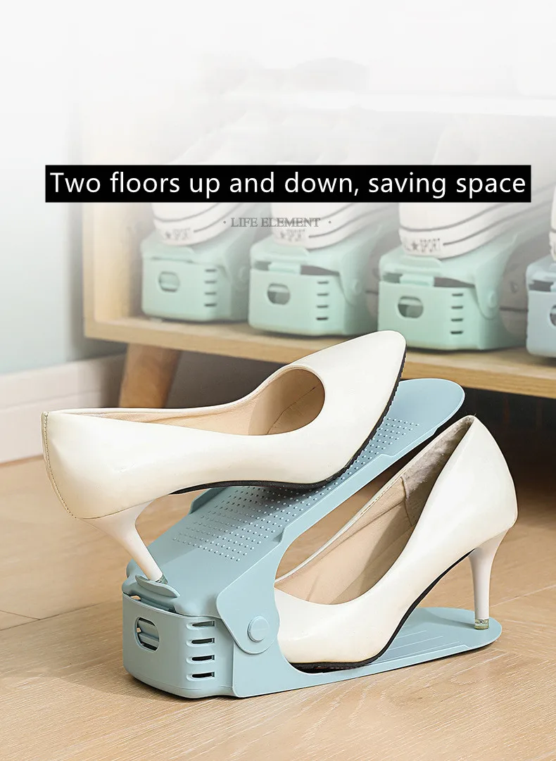 Meuble à chaussures,Organisateur de chaussures réglable Durable,16 ...