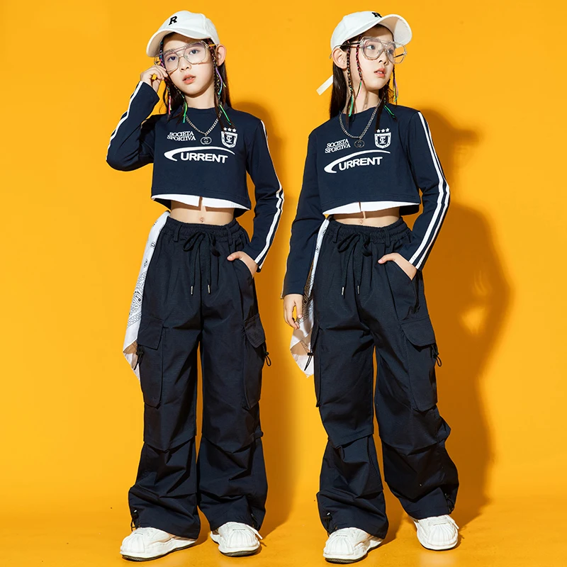 V-tements-de-danse-Jazz-pour-filles-hauts-manches-longues-pantalons ...