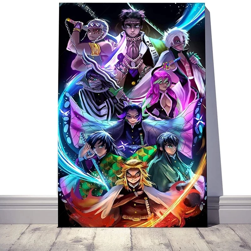 Demon Slayer Season2 Japan Anime Poster Prints Wall Art Decor Fashion ...